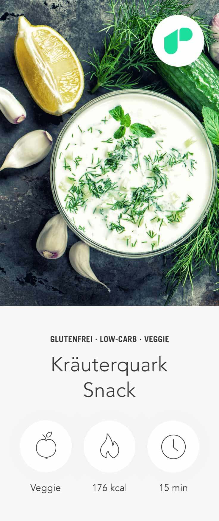 Kräuterquark - Snack Rezept – Upfit
